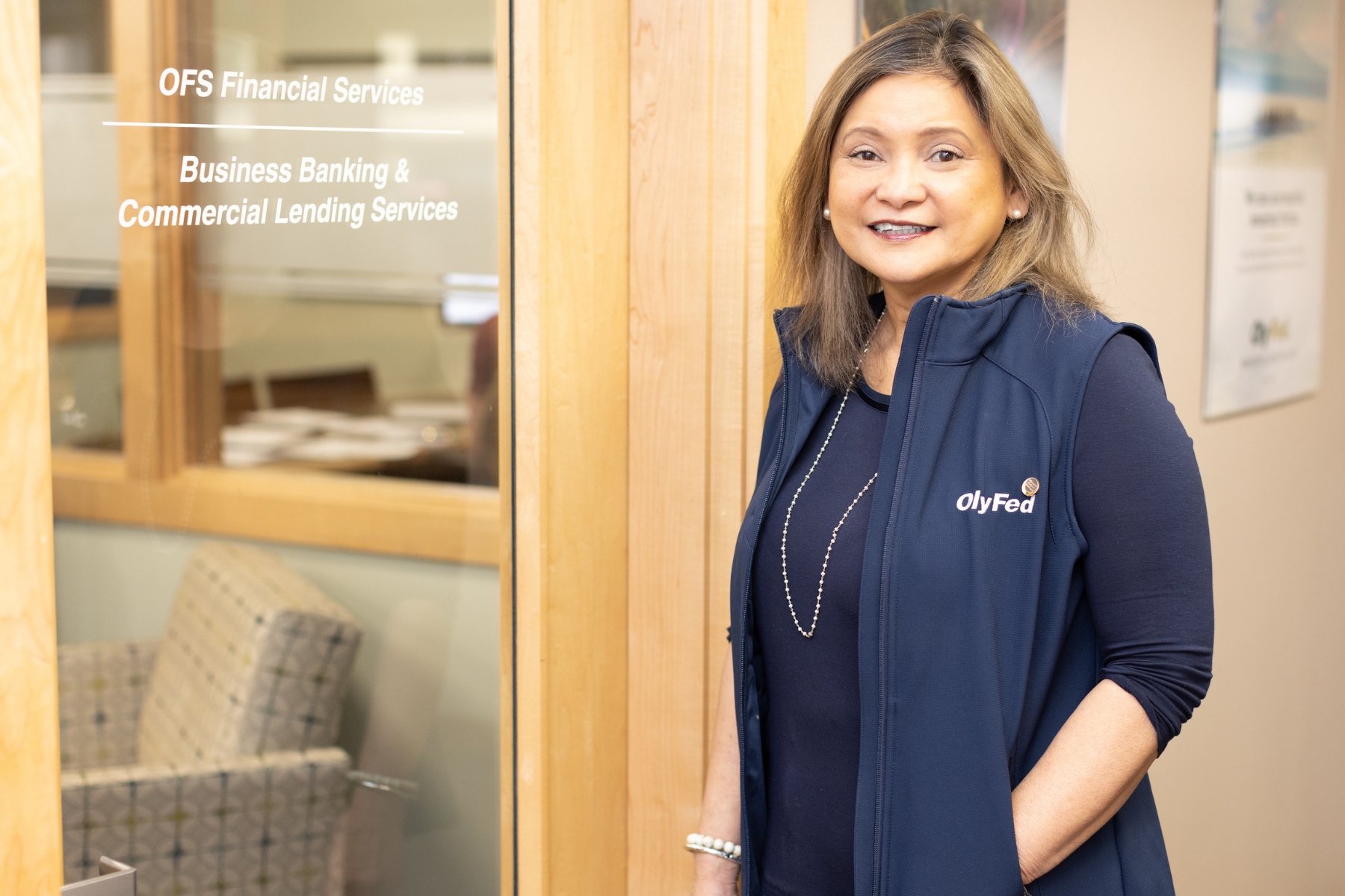 Breda Cruz Celebrates 5 Years with OlyFed — Olympia Federal Savings